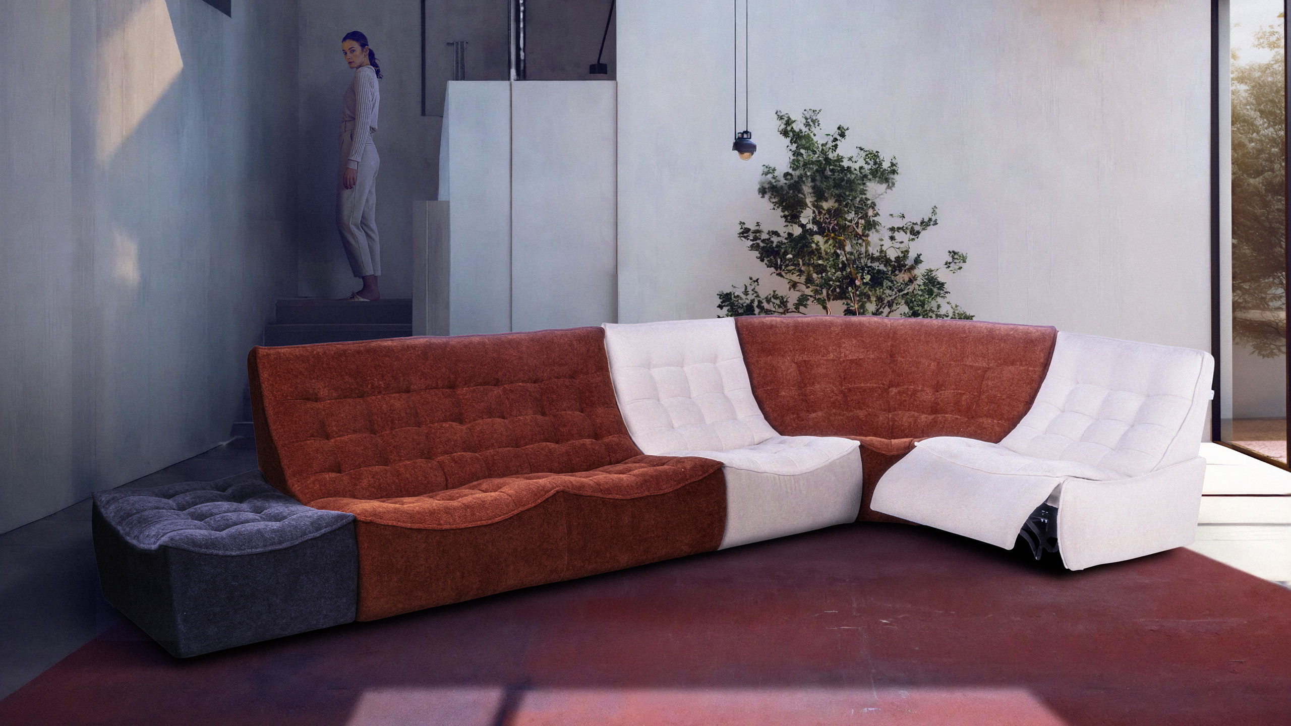 Modular sofas Modular - Banjo Relax - Calia Italia